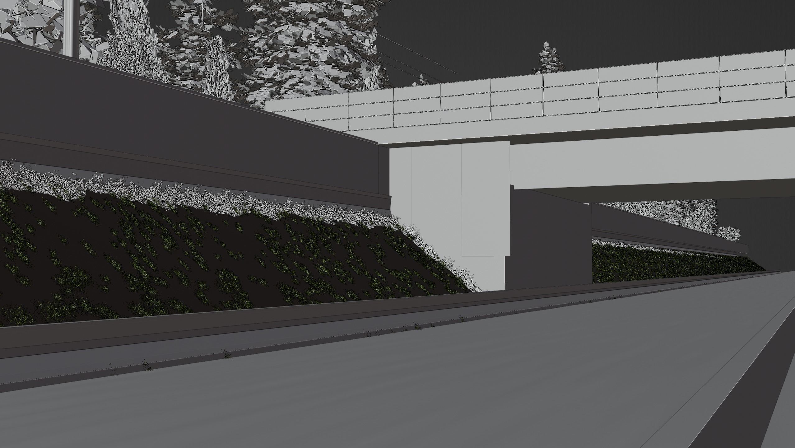 Realistic Car Road Scene 3D Blender File Textured 3D model | CGTrader