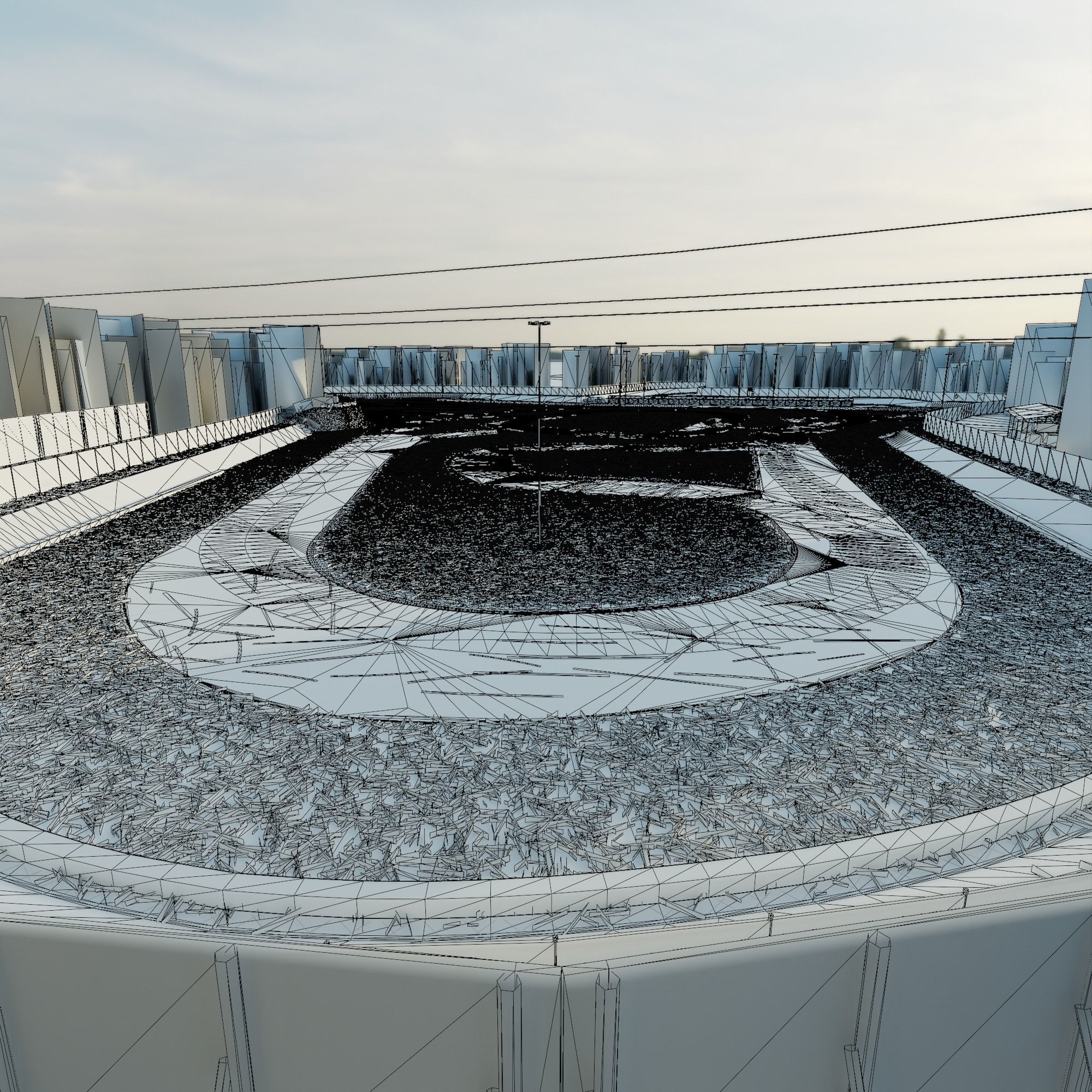 3D model Race Track For Drifting VR / AR / low-poly | CGTrader