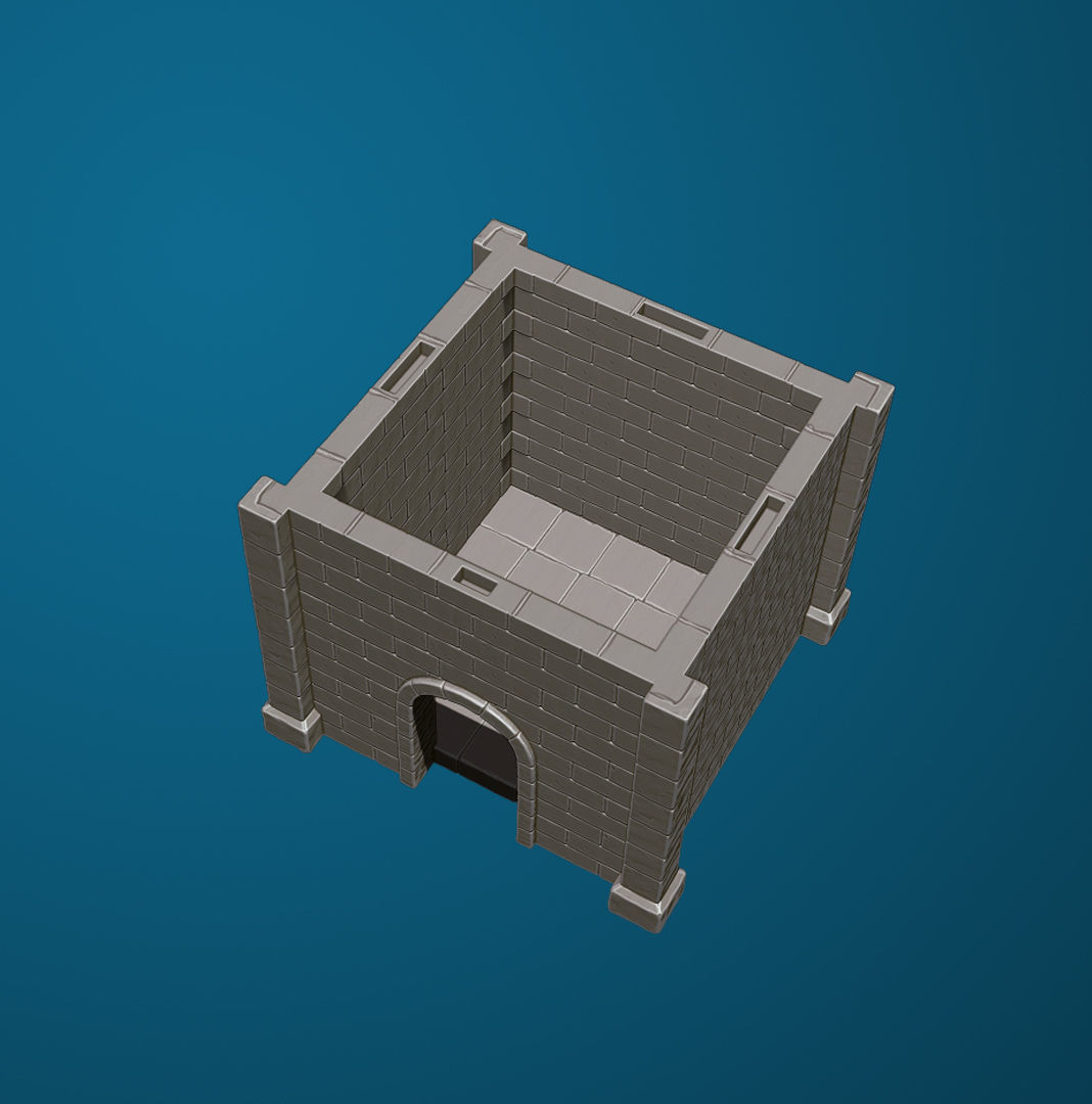 Medieval Tower 01 3D print model 3D model 3D printable | CGTrader