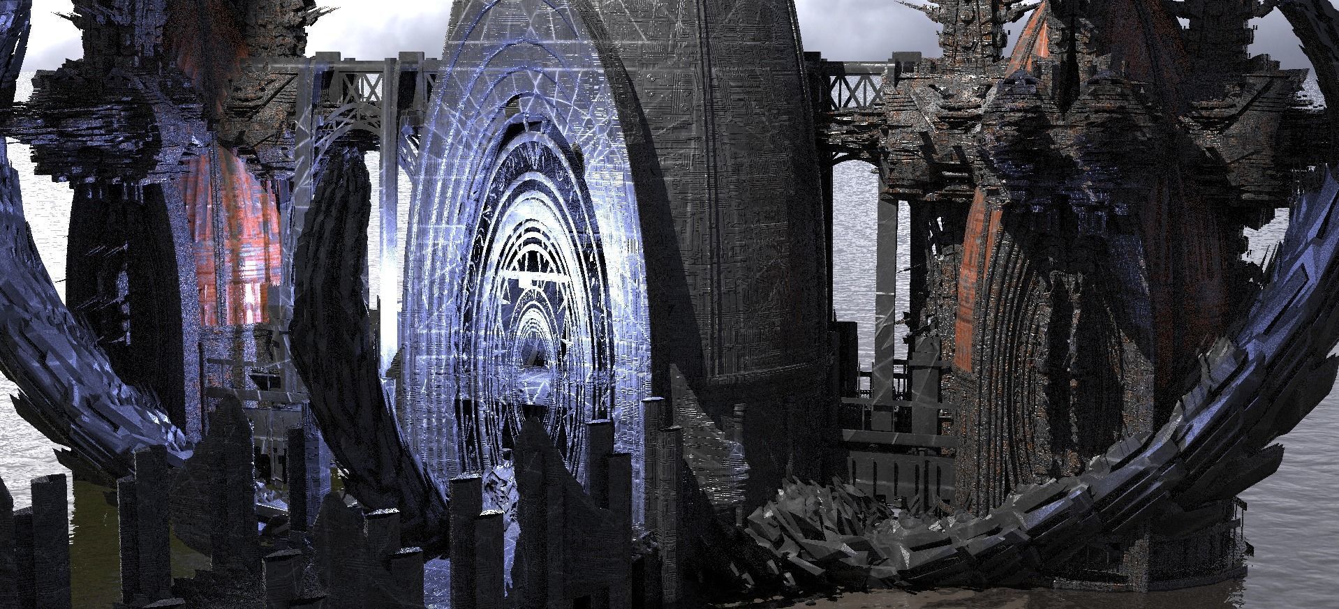 Dark Knights Templar Dark Dragon Towers 3D model | CGTrader