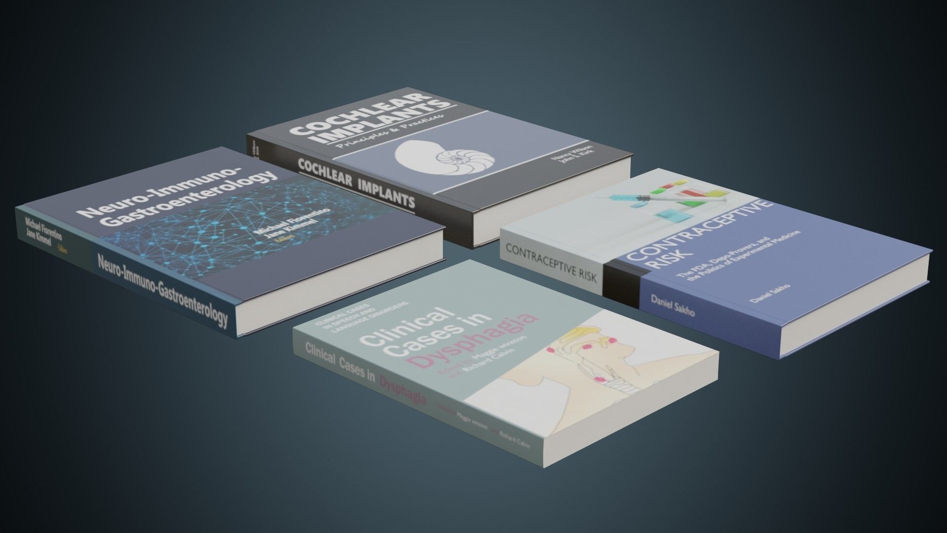 3D model Medical Books 1A VR / AR / low-poly | CGTrader