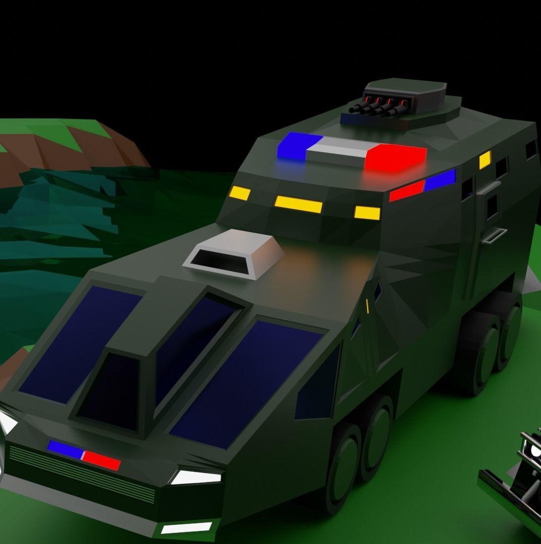 3D model Low poly Military vehicles VR / AR / low-poly | CGTrader