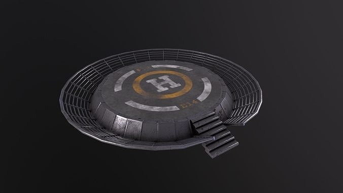 3D model Helipad 3D Model VR / AR / low-poly | CGTrader