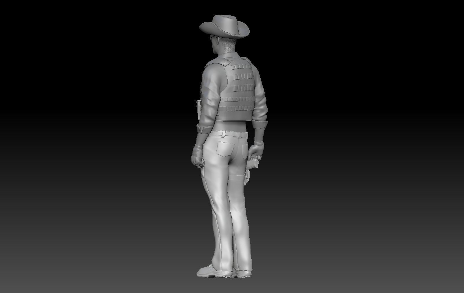 SHERIFF TEXAS 1 3D model 3D printable | CGTrader
