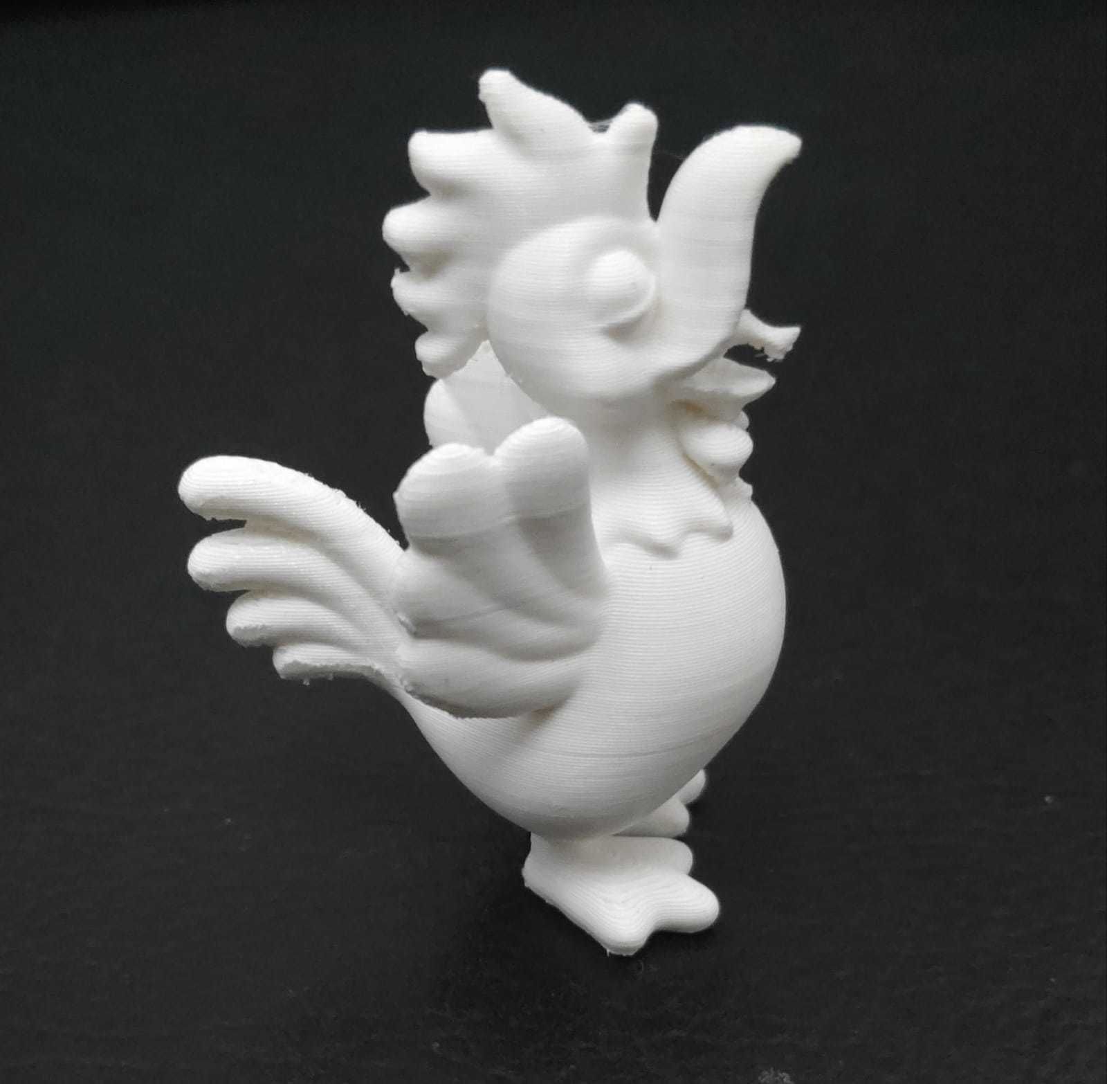 Rooster Crowing 3D model 3D printable | CGTrader