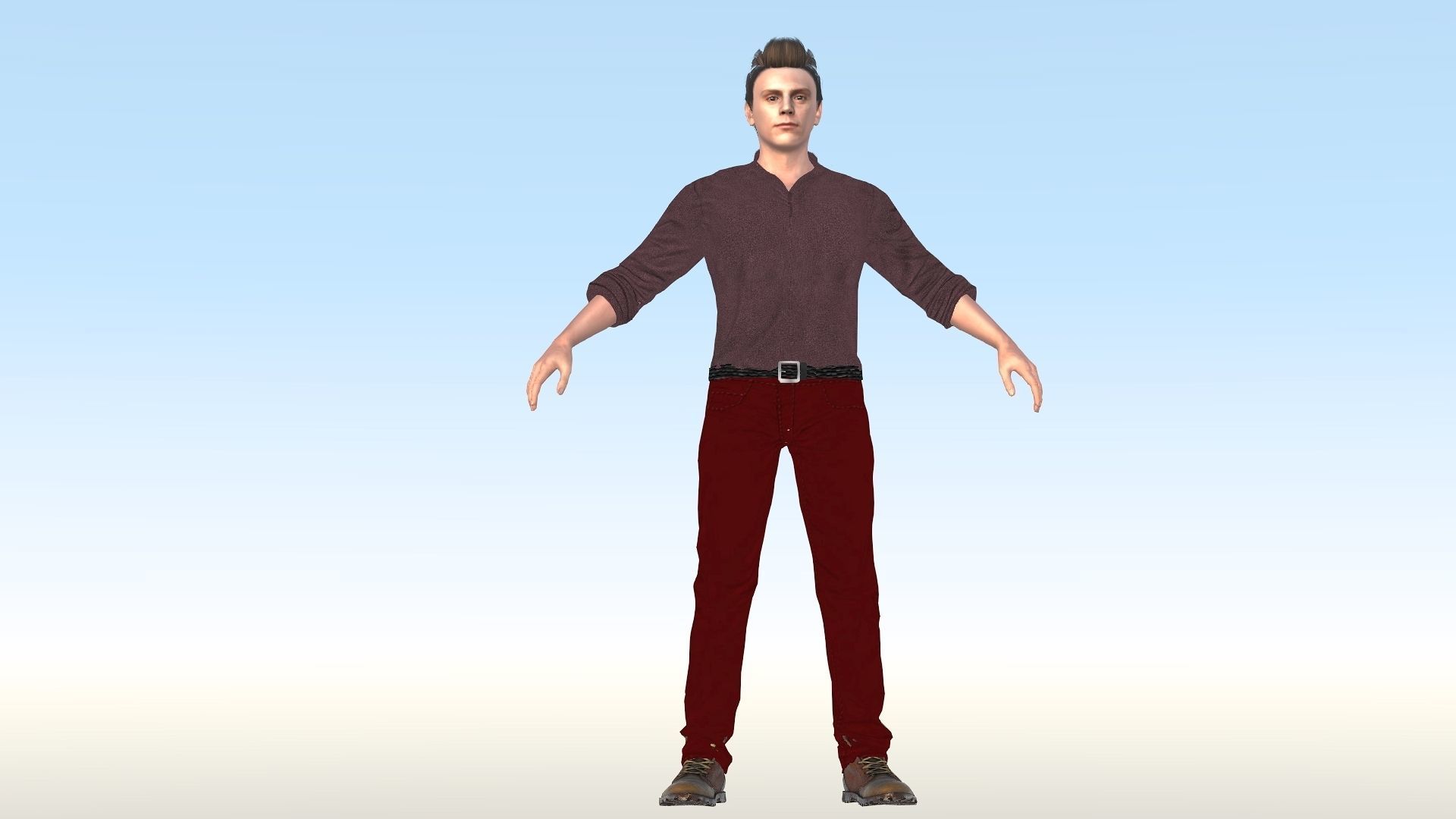 3D model Evan Peters VR / AR / low-poly | CGTrader