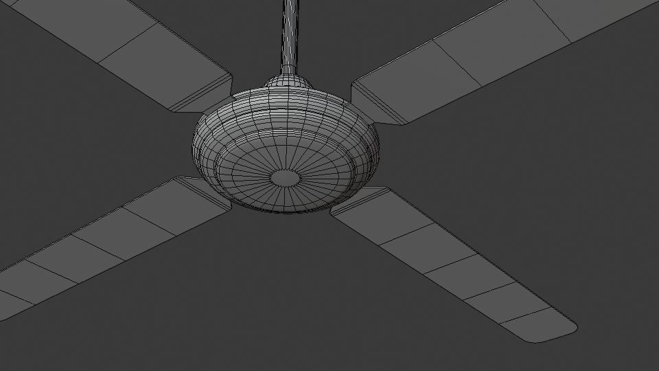 ceiling fan 3D model | CGTrader