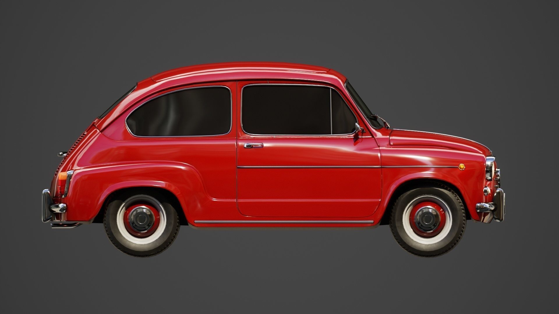 3D model Fiat 600D 1965 3D Model VR / AR / low-poly | CGTrader