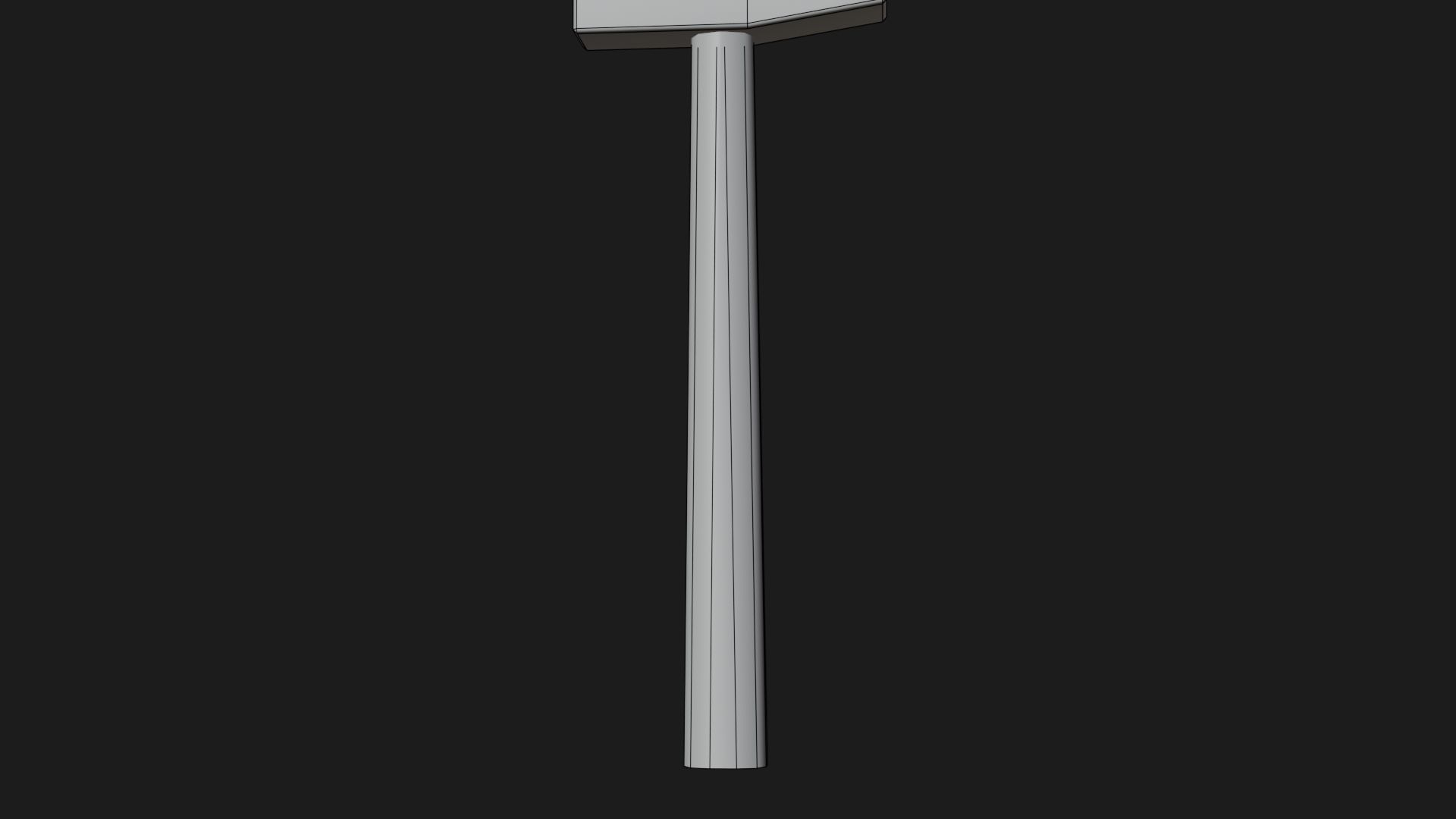 3D model Low-poly Hammer by Nikdox VR / AR / low-poly | CGTrader