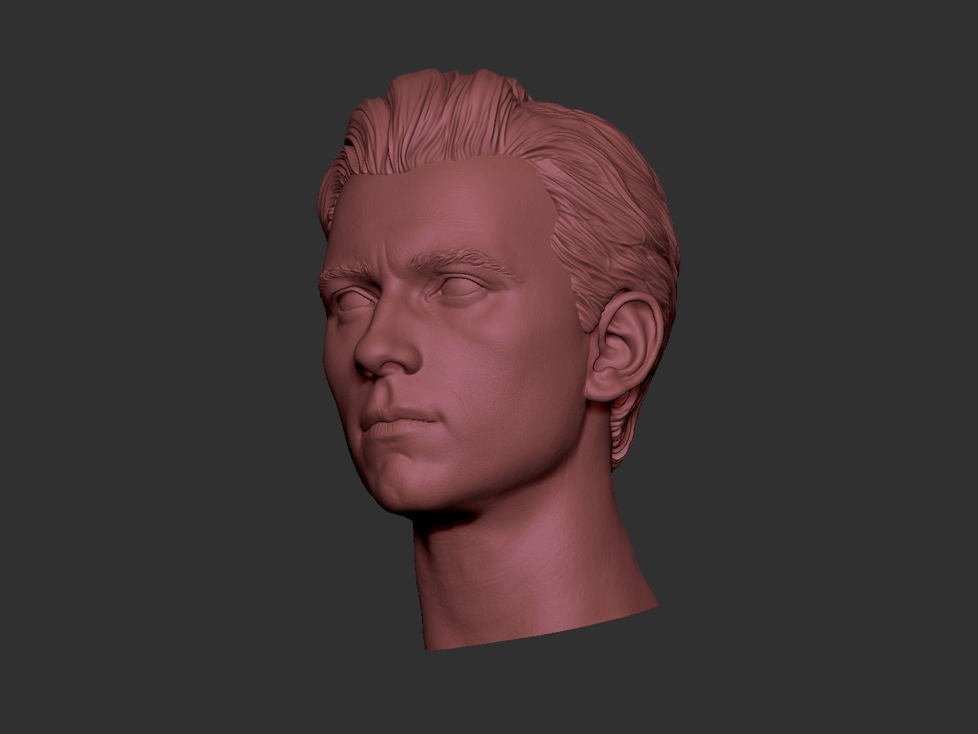 Tom Holland -Spiderman Head 3D print model 3D model 3D printable | CGTrader