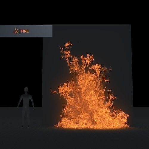 3D Wallfire Animation 3D model animated | CGTrader