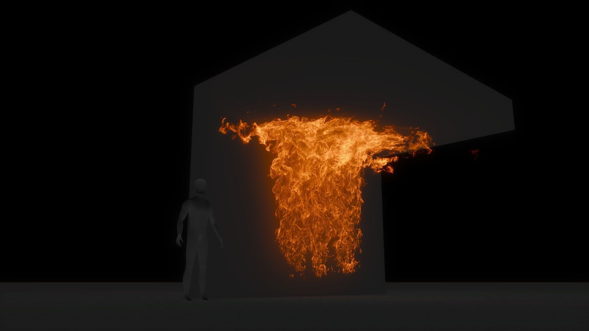 3D Wallfire Animation 3D model animated | CGTrader