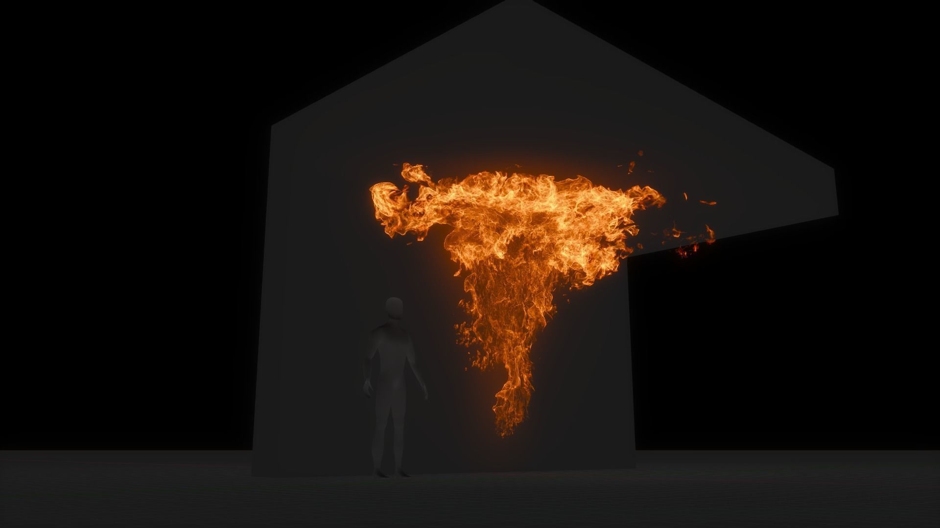 3D Wallfire Animation 3D model animated | CGTrader