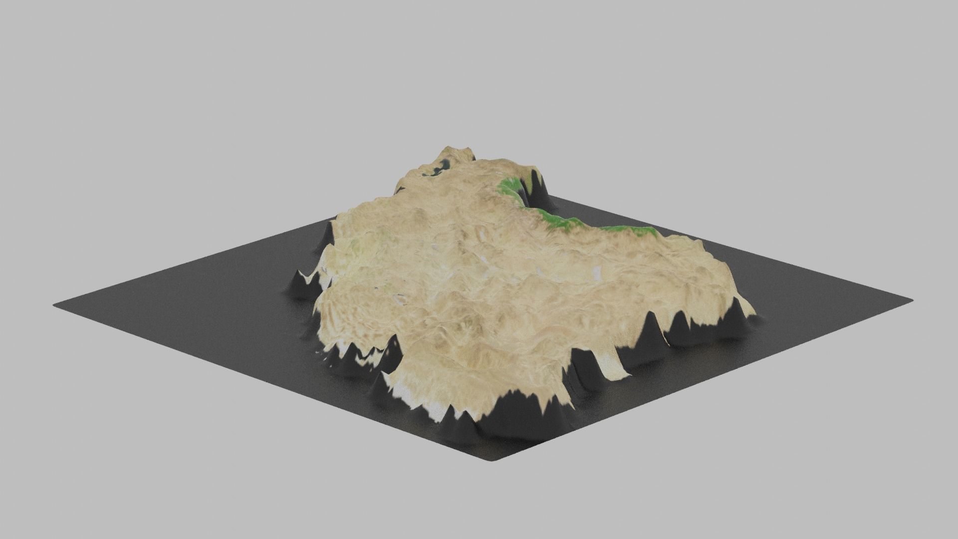 3D model Iran Map Country VR / AR / low-poly | CGTrader