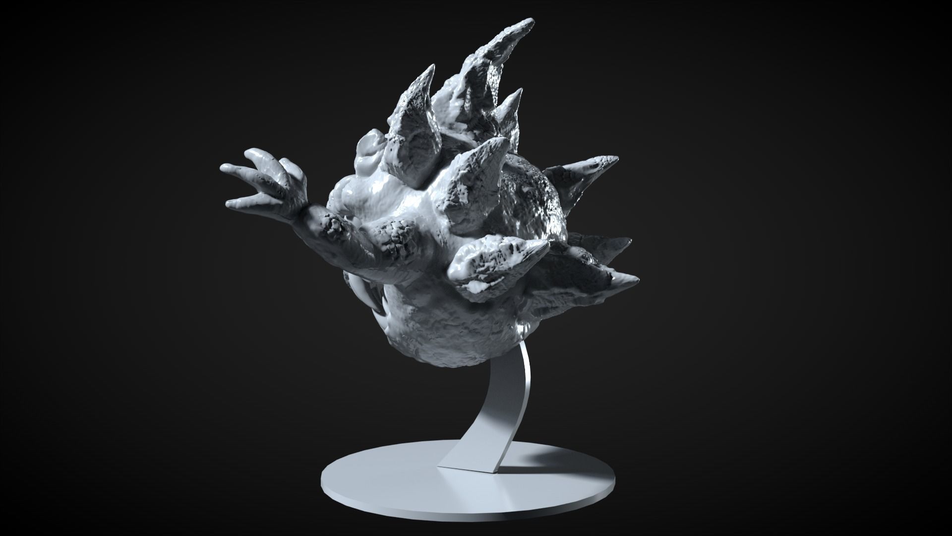 Fire Bomb Final Fantasy 3D model 3D printable | CGTrader