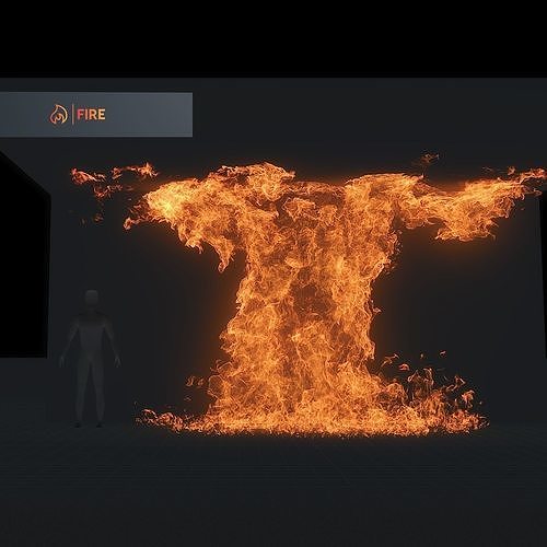 3D Wallfire Animation 3D model animated | CGTrader