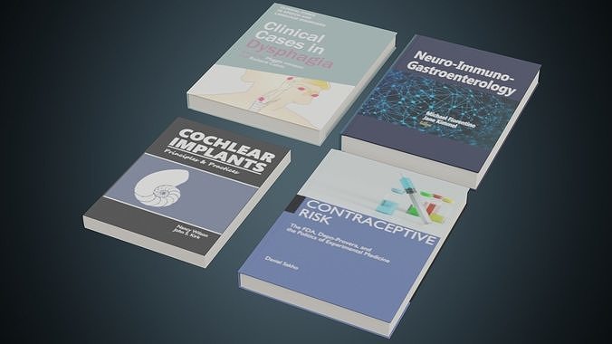 3D model Medical Books 1 Basic VR / AR / low-poly | CGTrader