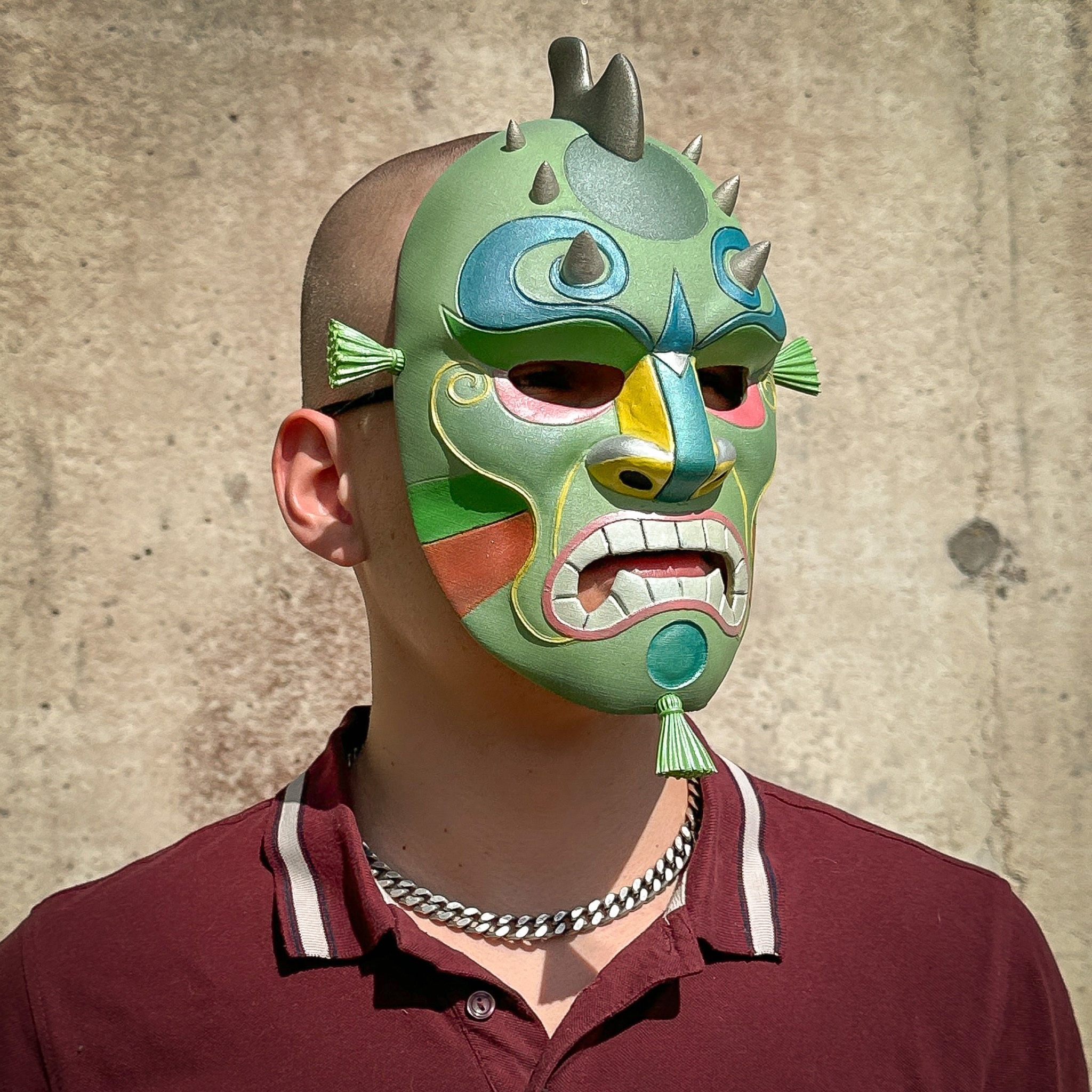 Mortal Kombat Drahmin Mask Oni 3D model 3D printable | CGTrader