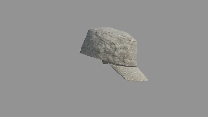 3D model Basic Cap Sun Hat Low-poly VR / AR / low-poly | CGTrader