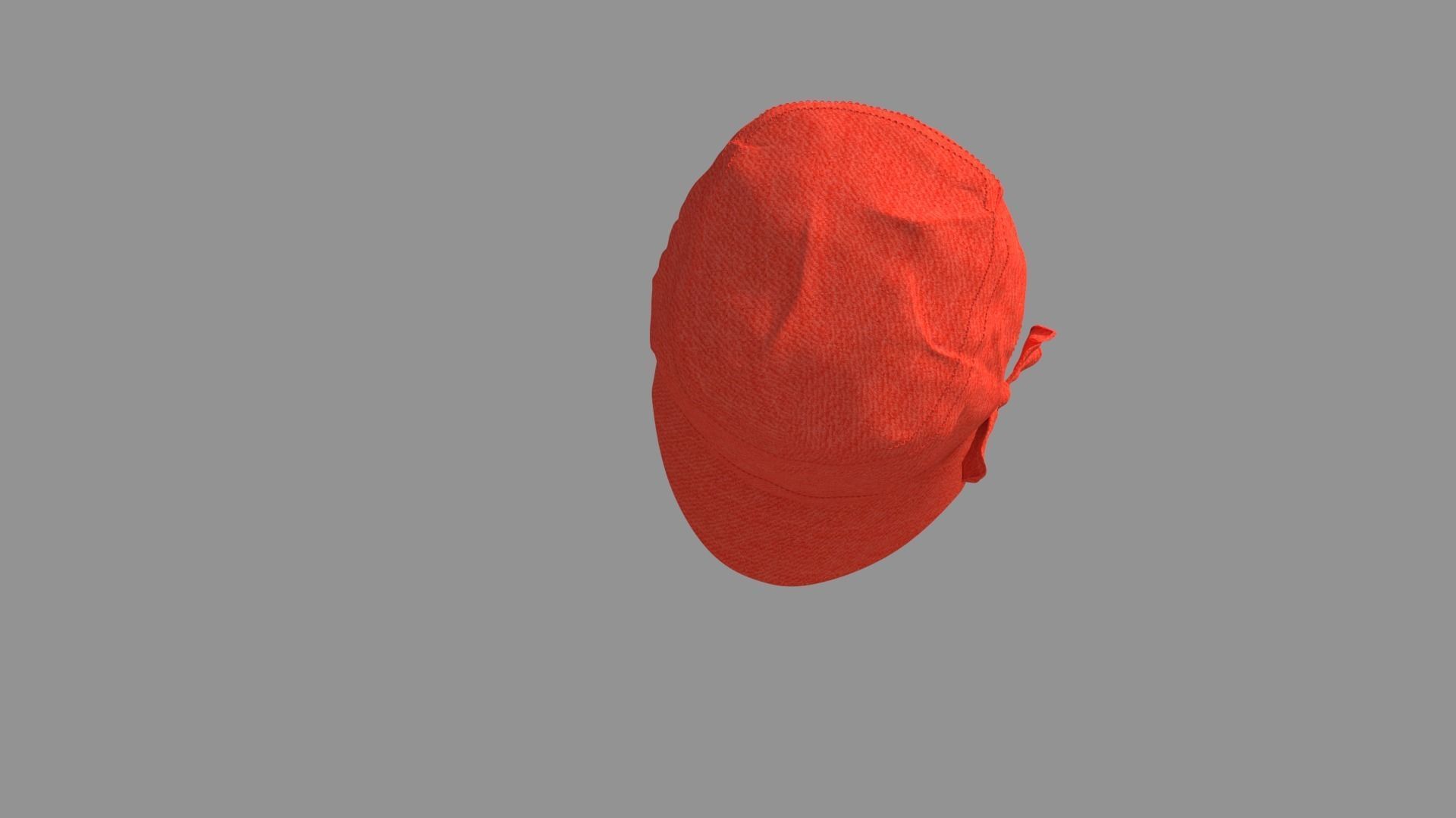 3D model Basic Cap Hat Red Low-poly VR / AR / low-poly | CGTrader