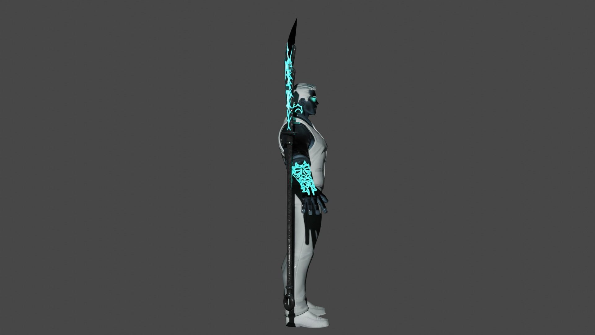 3D model Mr Negative VR / AR / low-poly | CGTrader