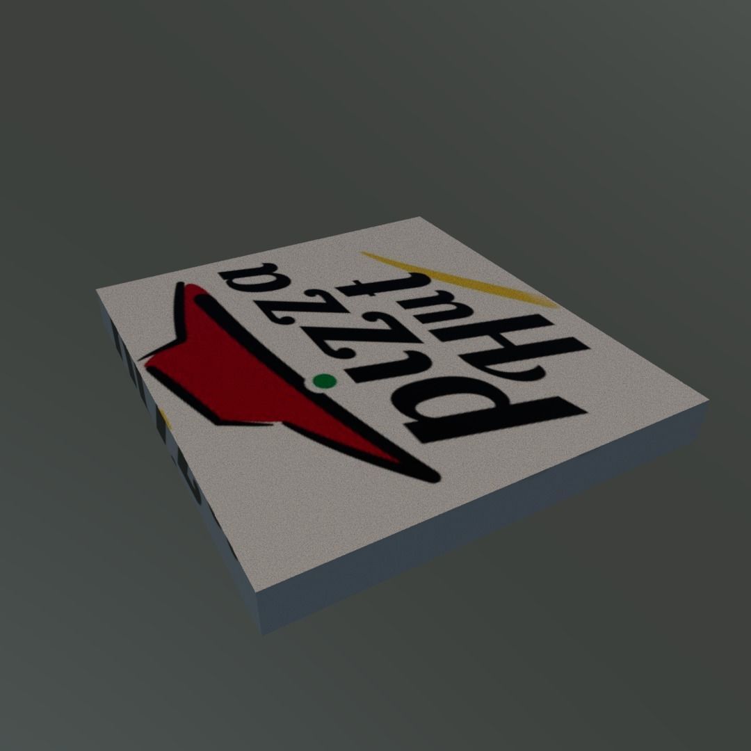 3D model Pizza hut box VR / AR / low-poly | CGTrader
