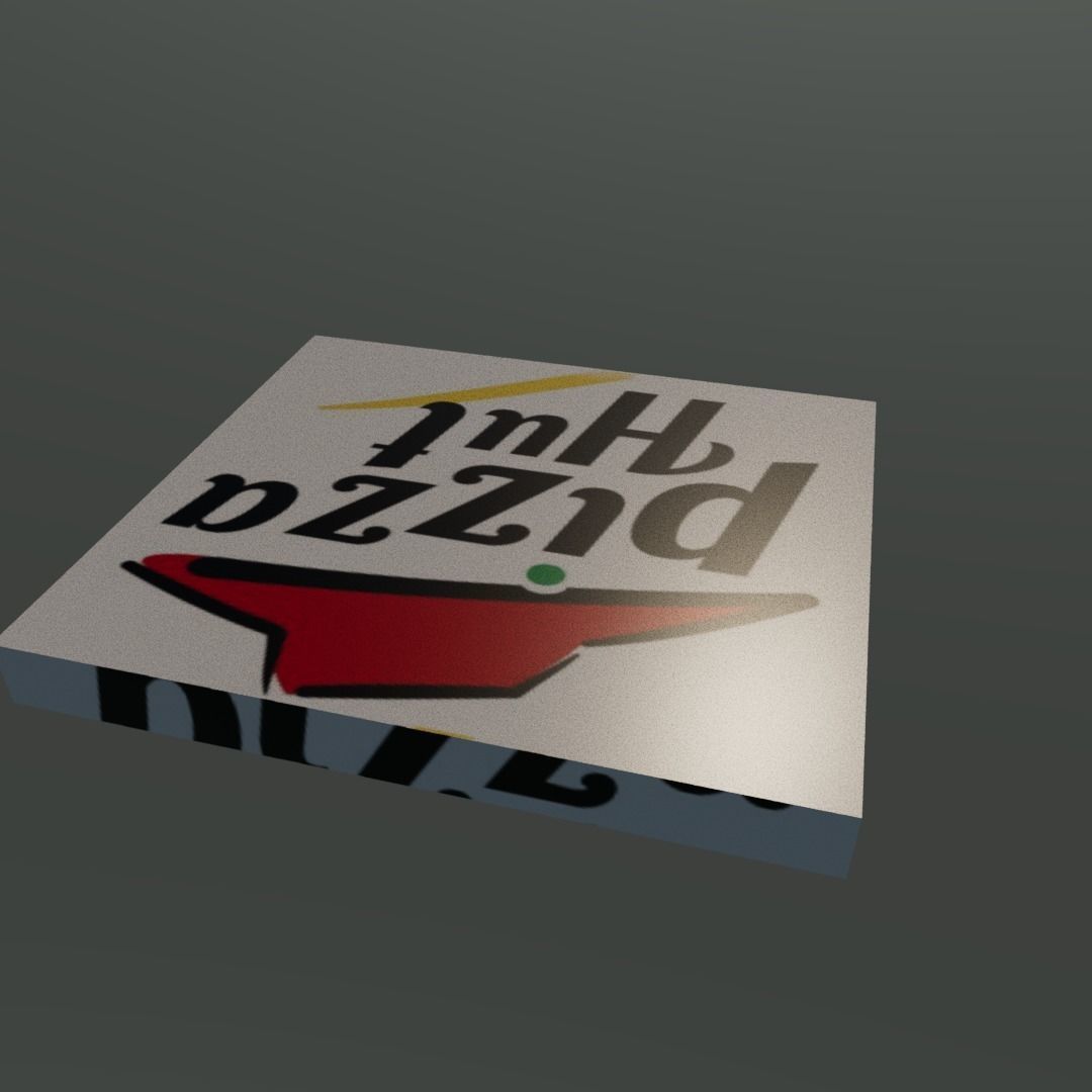 3D model Pizza hut box VR / AR / low-poly | CGTrader