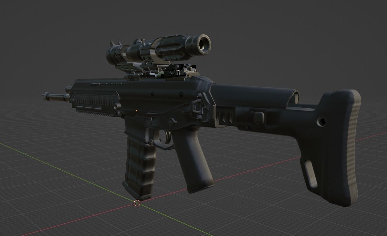 3D model Rifle VR / AR / low-poly | CGTrader
