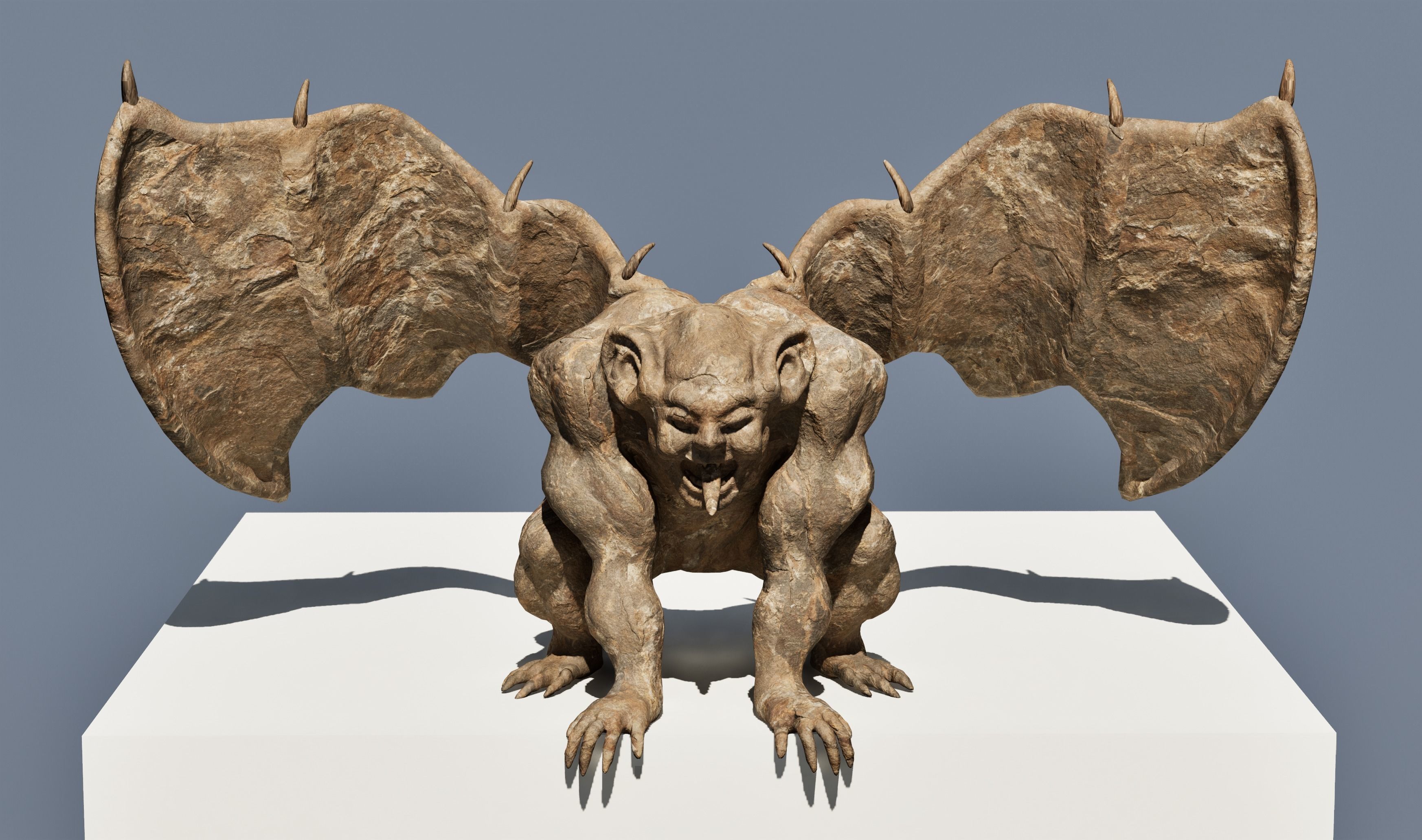 3D model Gargoyle VR / AR / low-poly | CGTrader