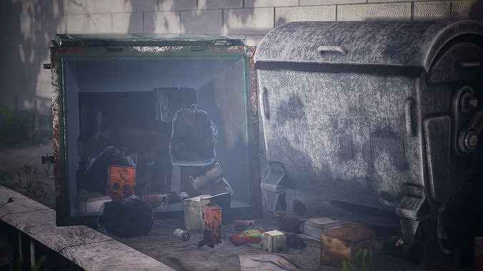 3D model Garbage and Trash Package 60 Assets VR / AR / low-poly | CGTrader