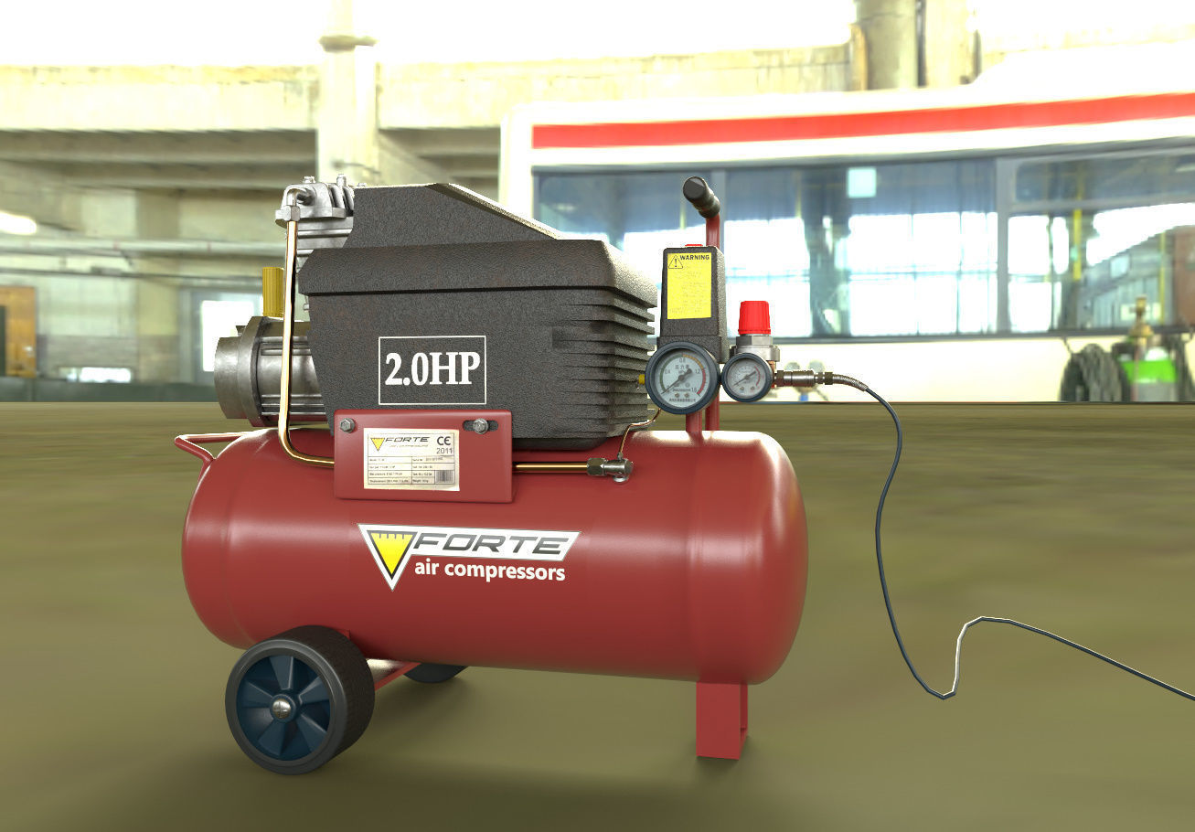 Compressor free 3D model | CGTrader