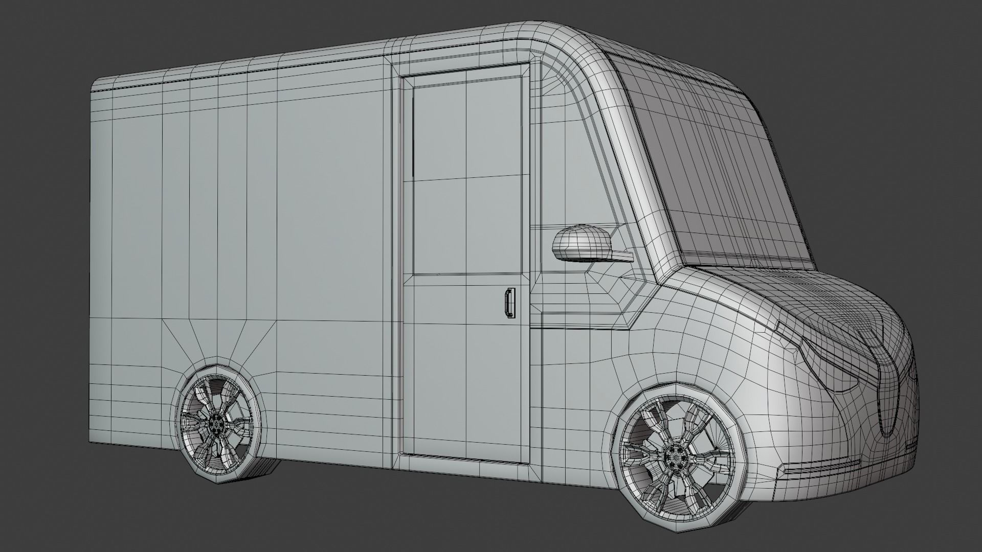 Delivery van concept 2023 3D model | CGTrader
