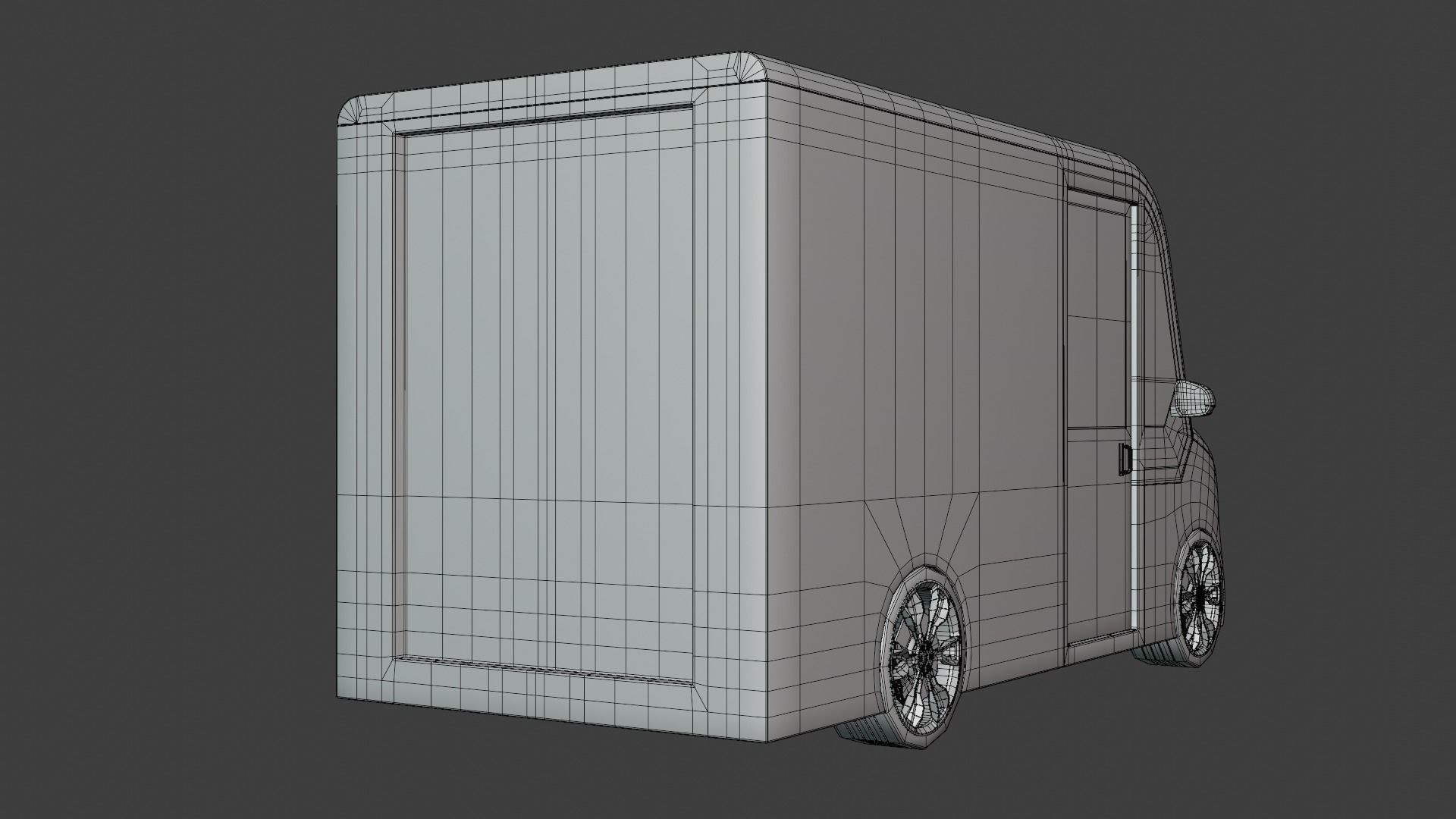 Delivery van concept 2023 3D model | CGTrader