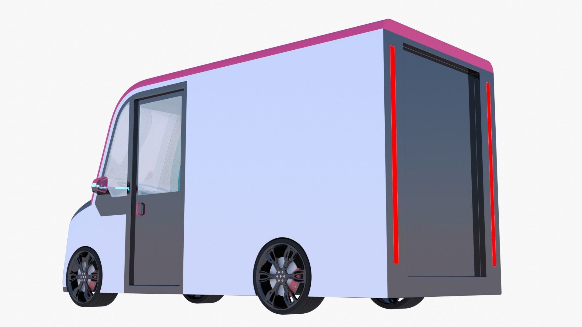 Delivery van concept 2023 3D model | CGTrader