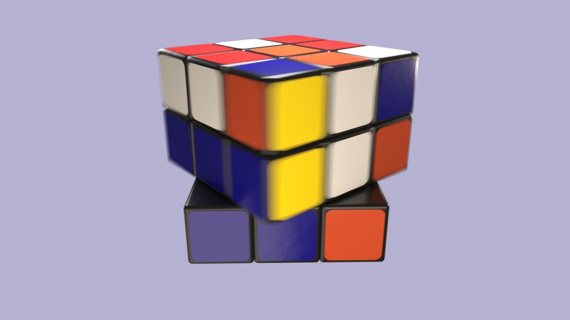 3D model Rubik Cube animation VR / AR / low-poly | CGTrader
