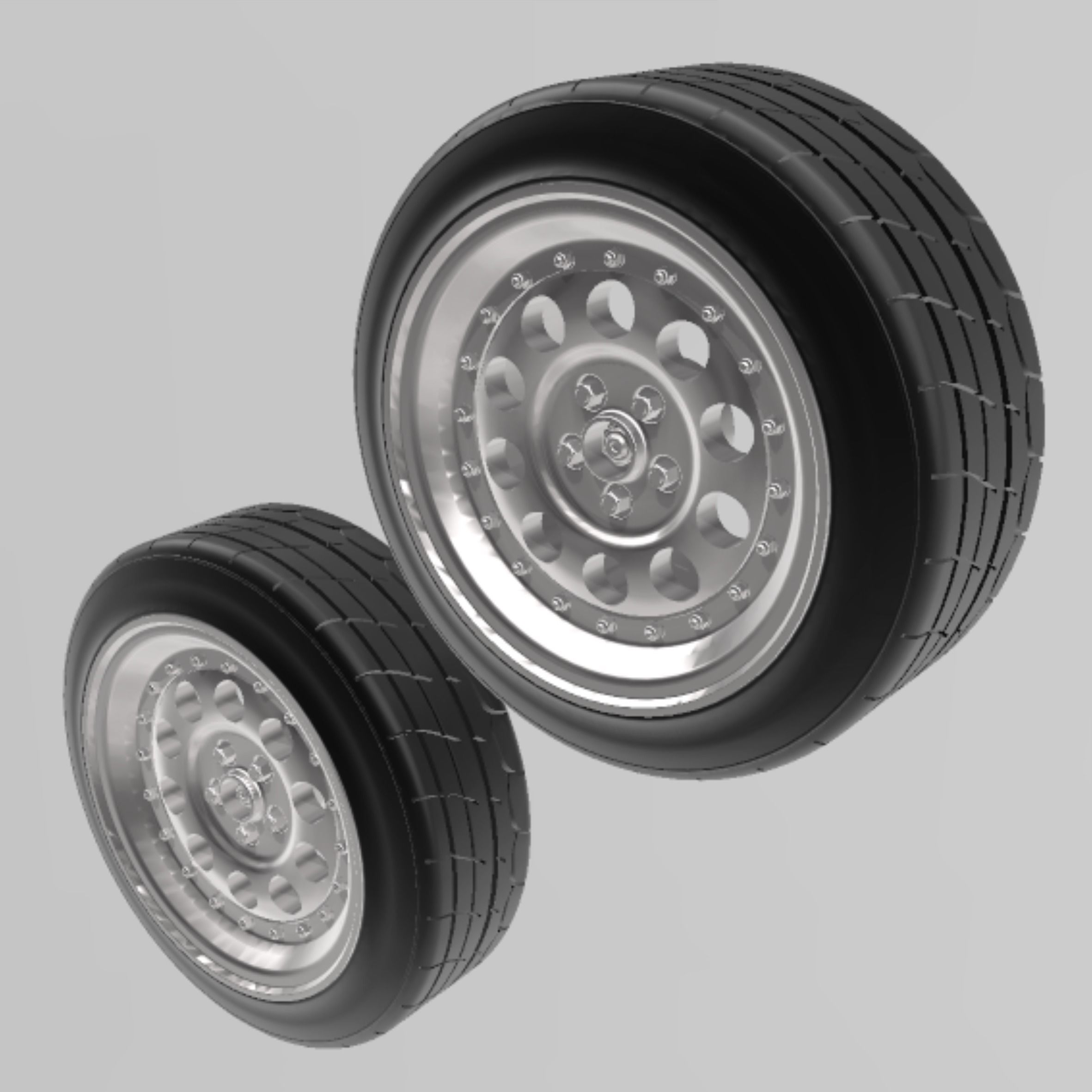LANCIA 037 WHEELS AND STRETCHED TIRES FOR SCALE AUTOS 3D model 3D ...