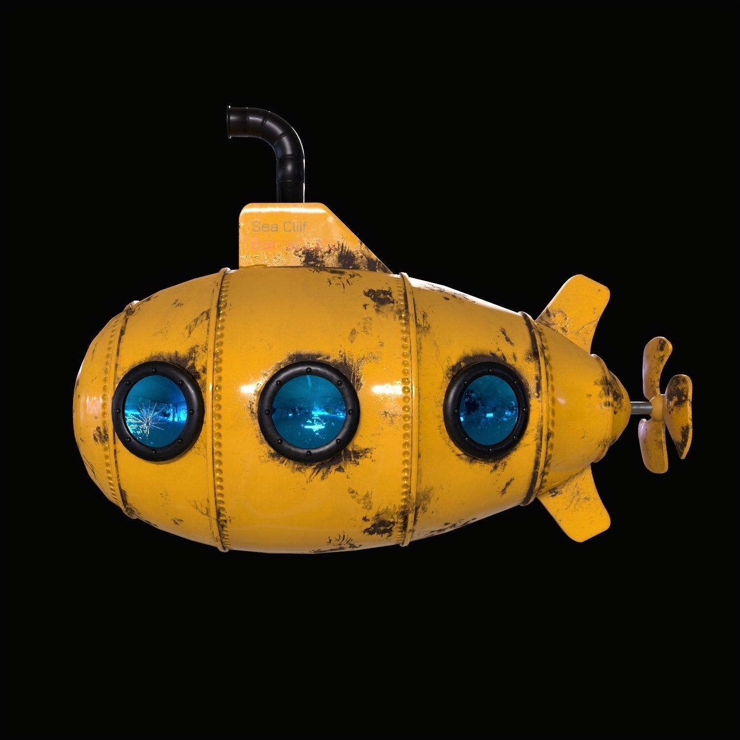 Submarine 3D model | CGTrader