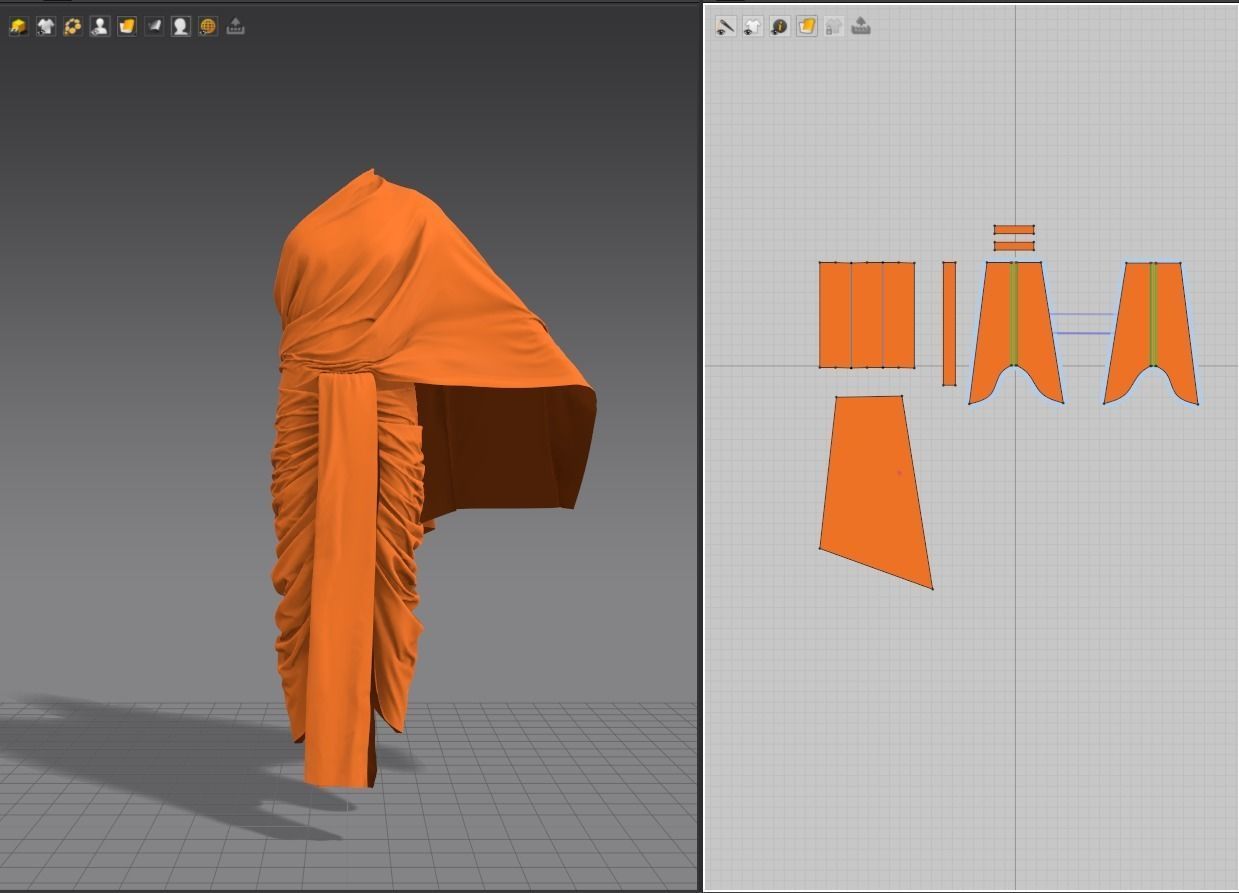 Dhoti- Indian ethnic wear 3D model | CGTrader