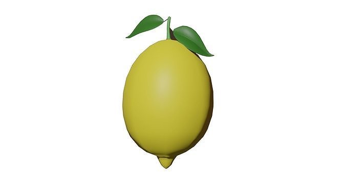 3D model Lemon VR / AR / low-poly | CGTrader