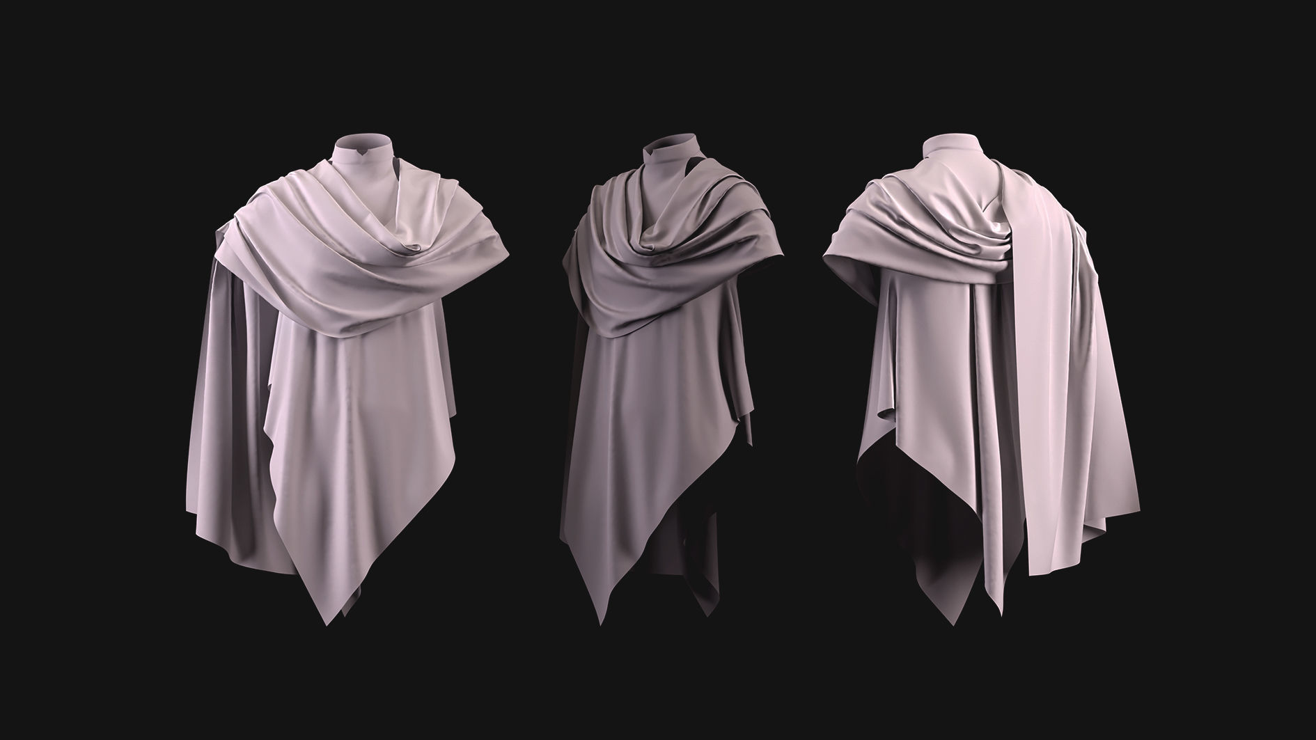 Cape models collection 3D model | CGTrader