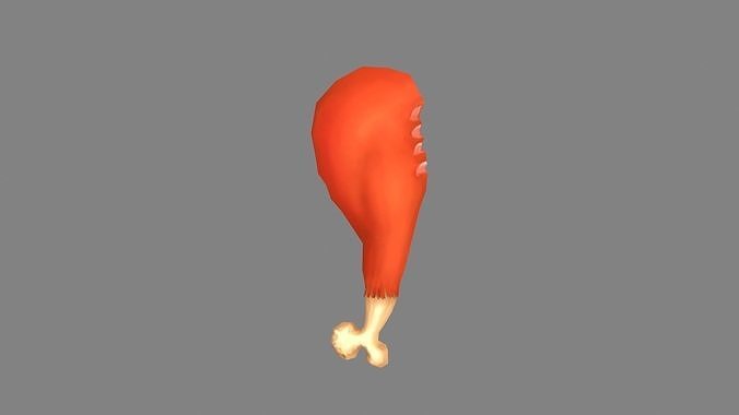3D model Cartoon Turkey Leg VR / AR / low-poly | CGTrader