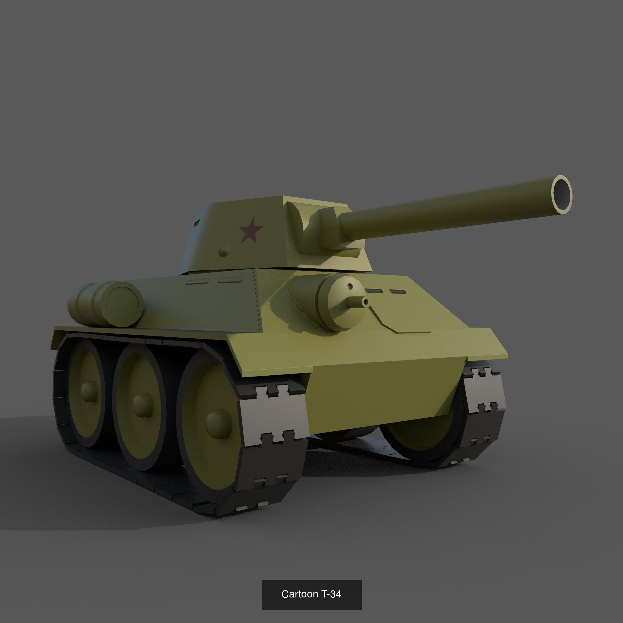 Cartoon tanks 3D Model Collection | CGTrader