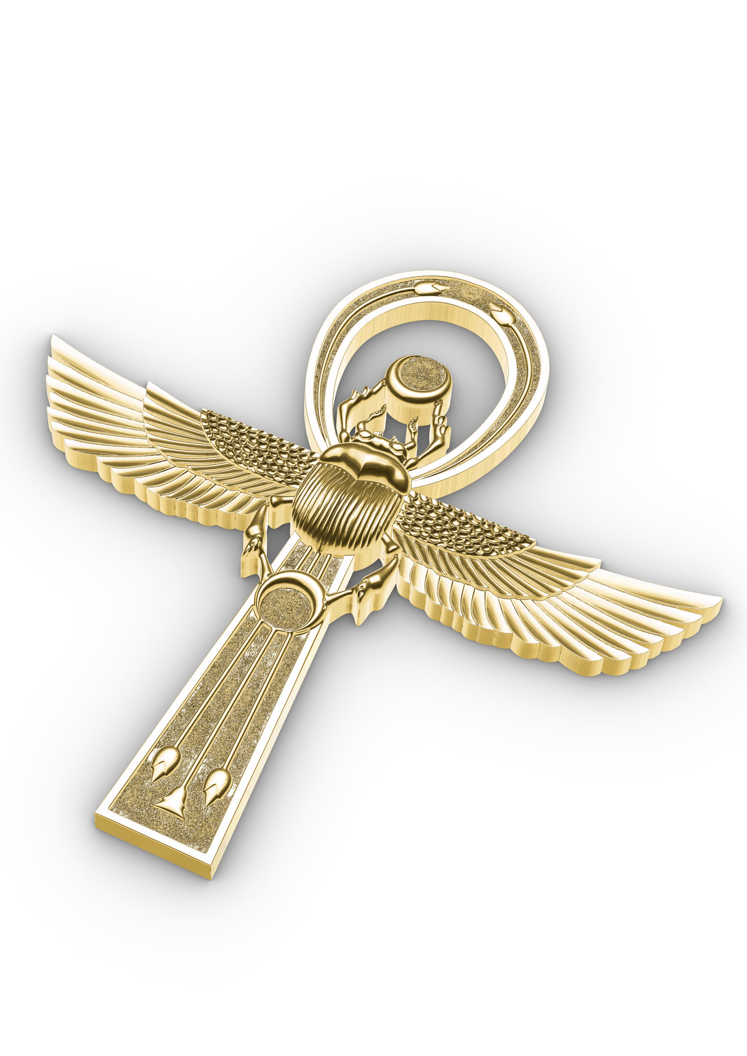 ANKH SCARAB 3D model 3D printable | CGTrader