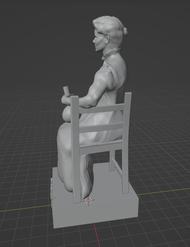 Marie Curie 3D model 3D printable | CGTrader