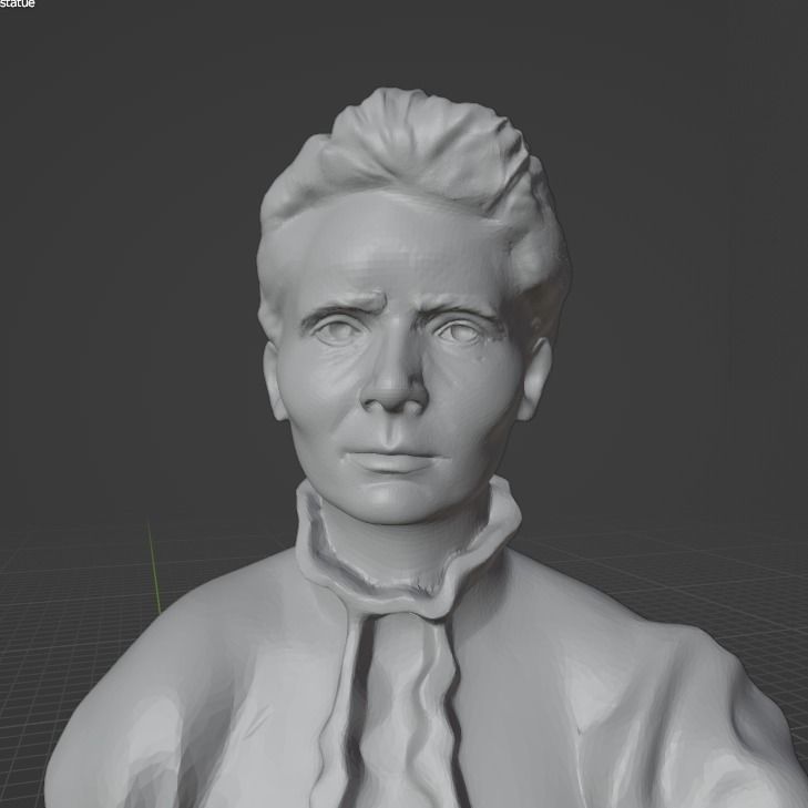 Marie Curie 3D model 3D printable | CGTrader