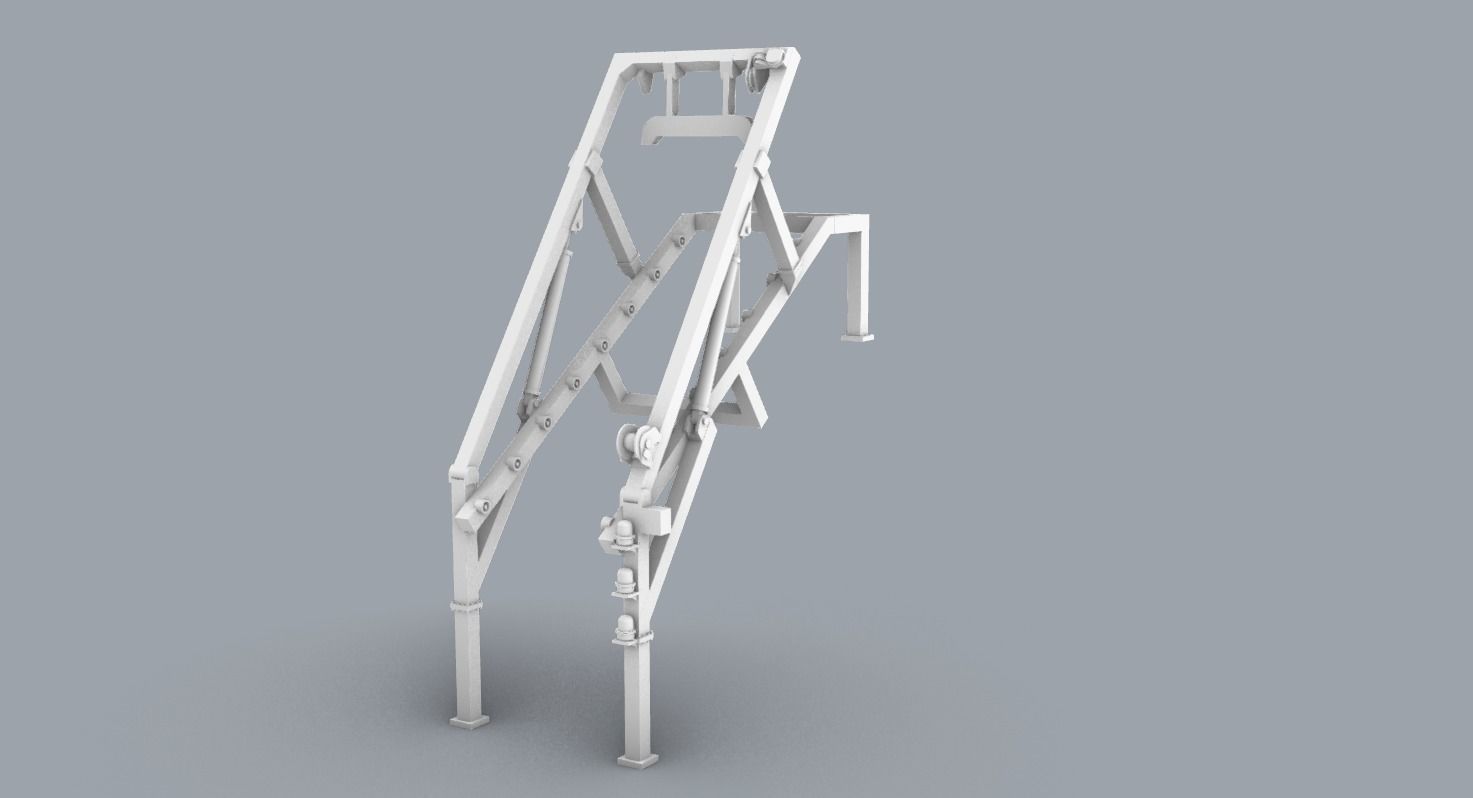 PM Lifeboat Free Fall Ramp 3D model 3D printable | CGTrader