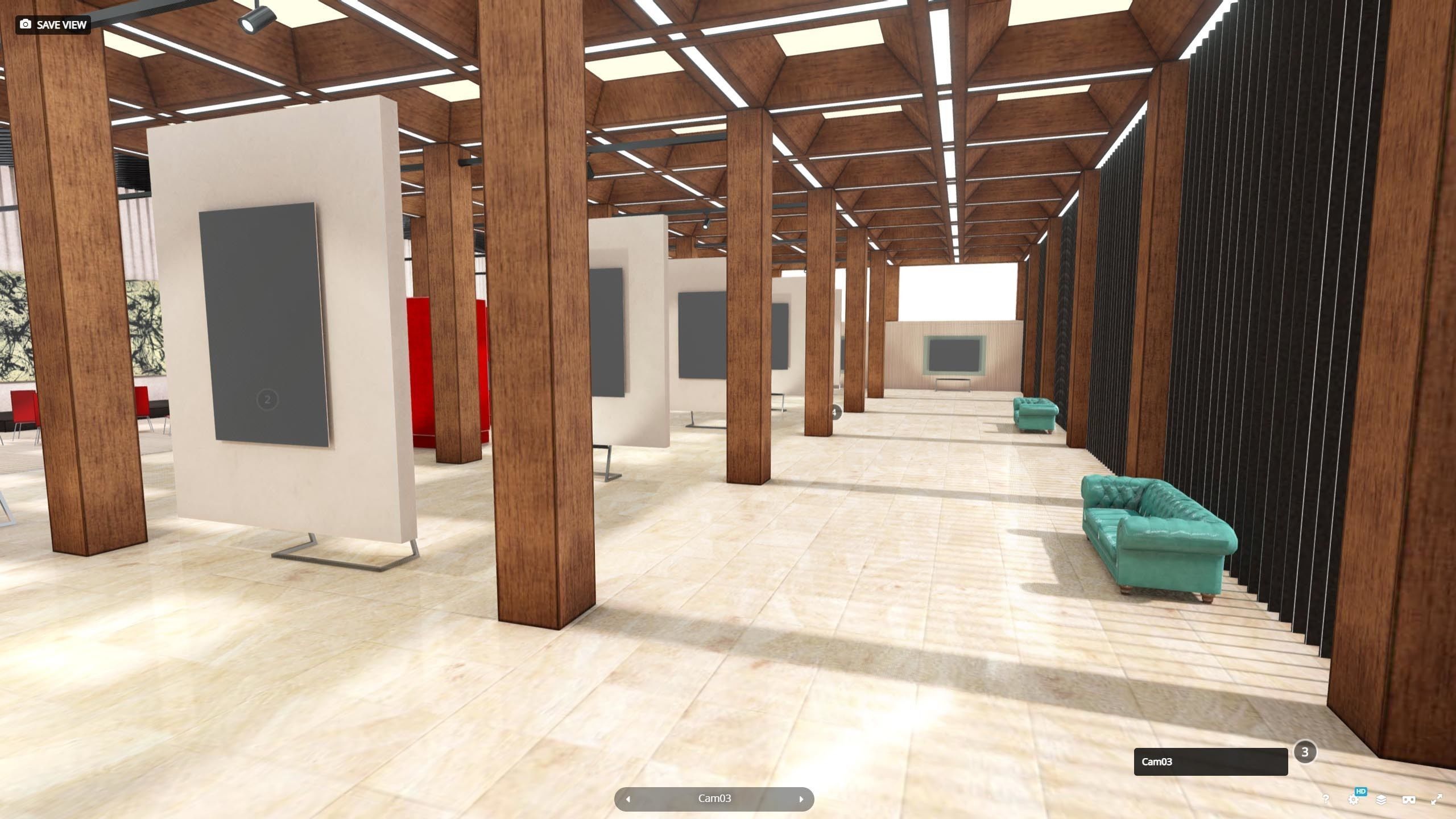 3D model VR Art Gallery Australia 2 UPD 2023 VR / AR / low-poly | CGTrader