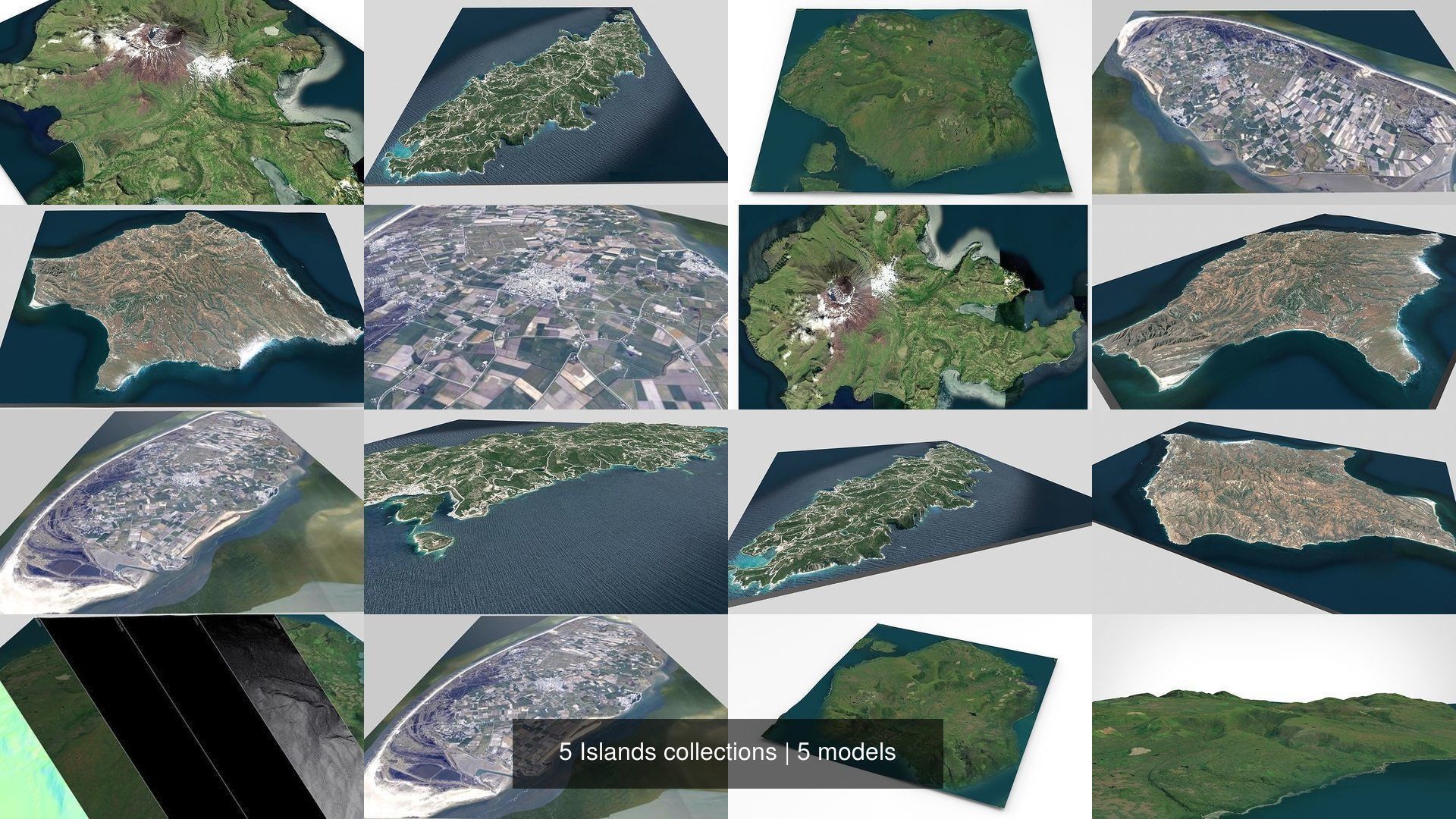 5 Islands collections | CGTrader