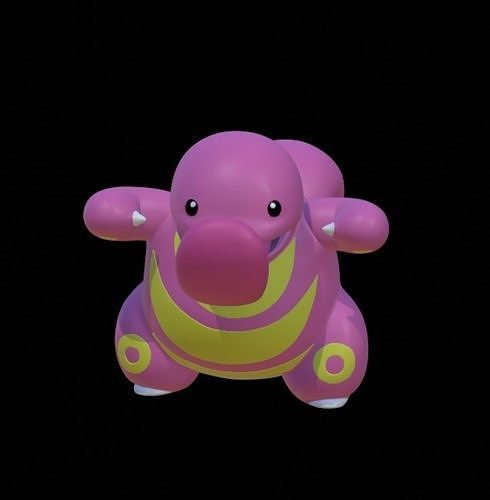 LICKITUNG BERORINGA POKEMON 3D model 3D printable | CGTrader