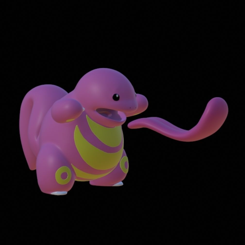 LICKITUNG BERORINGA POKEMON 3D model 3D printable | CGTrader